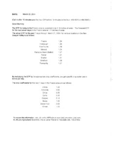 ETp REPORT – JM Lord, Inc.